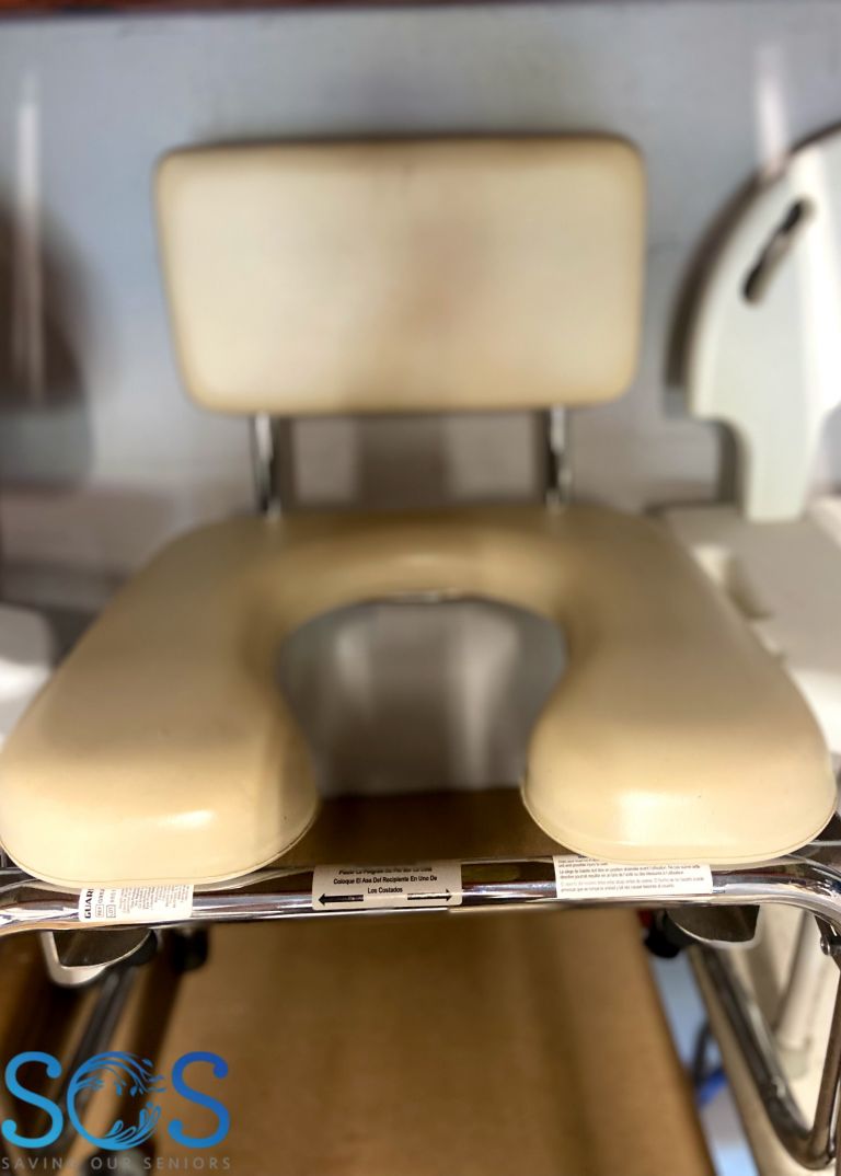 Buy Discounted gently used Guardian 3n1 Commode Padded Seat with Drop ...