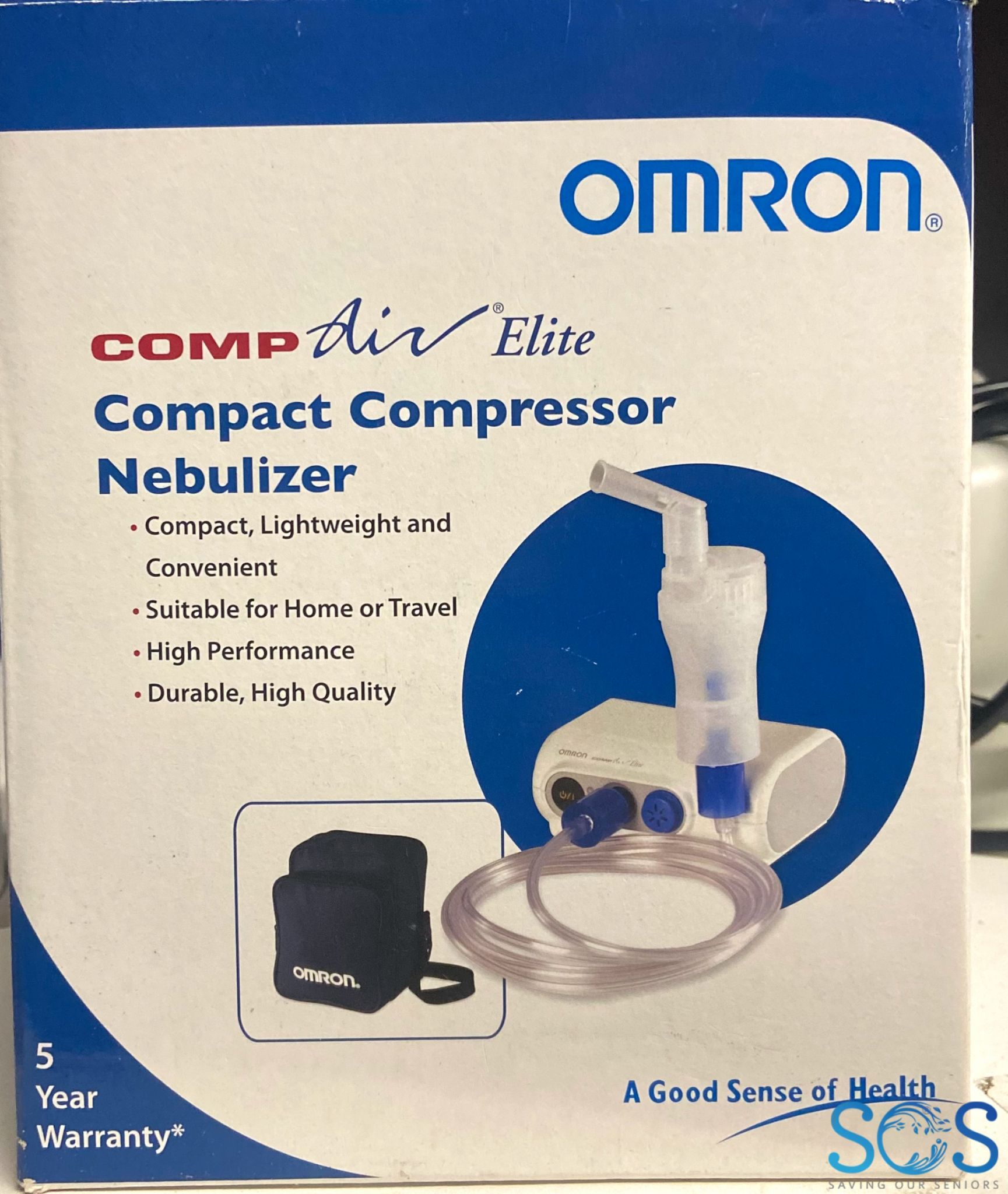 Buy Discounted gently used Omron Comp AirElite Compact Compressor ...